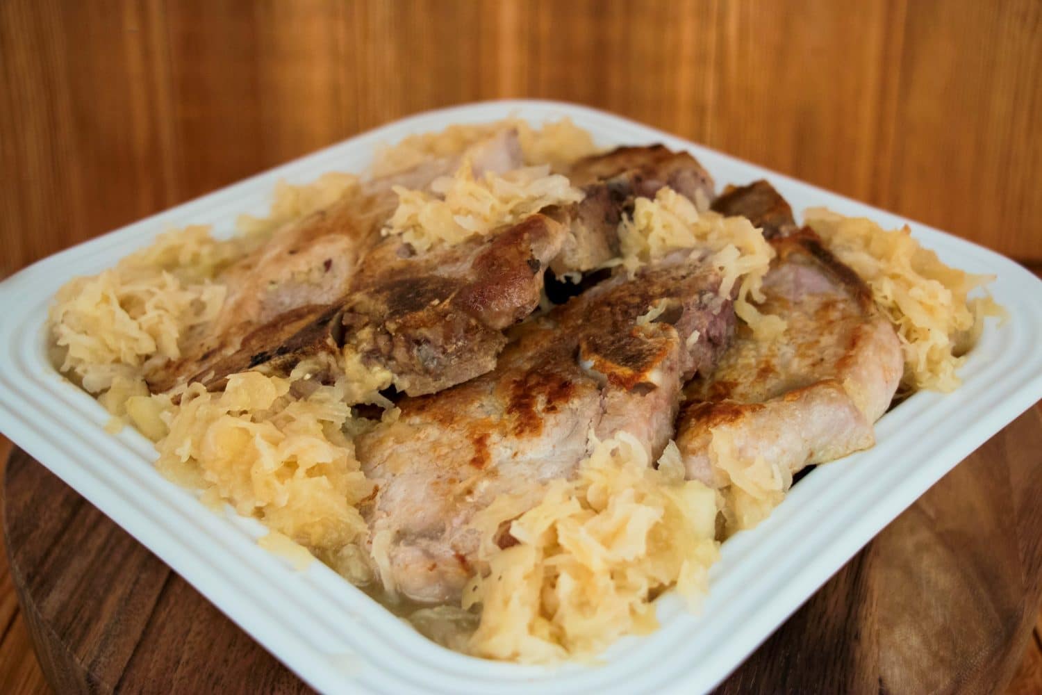 Frank’s Classic Broiled Pork Chops & Kraut Recipe - Frank's Kraut